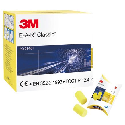 3M E-A-R Classic Ear Plugs 250 Pack - AFS