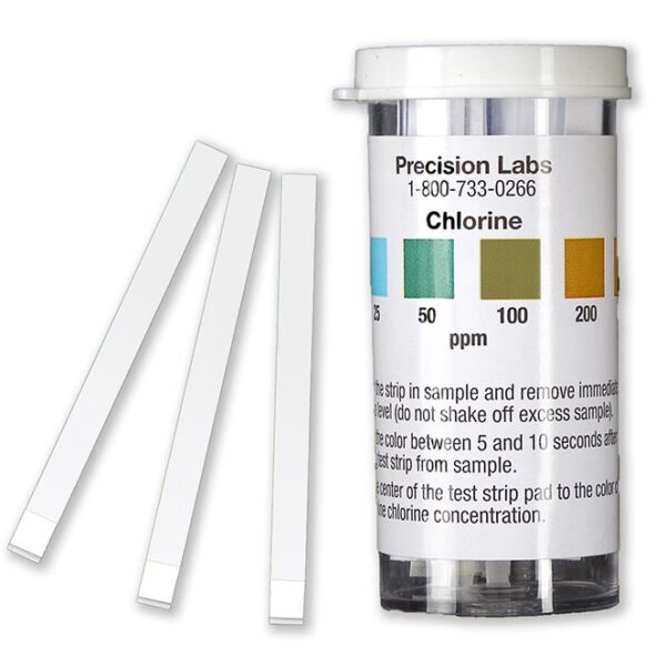 Mid Level Chlorine Test Strips - AFS