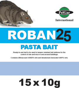 Roban25 Pasta Bait Home Rat Poison - 150g
